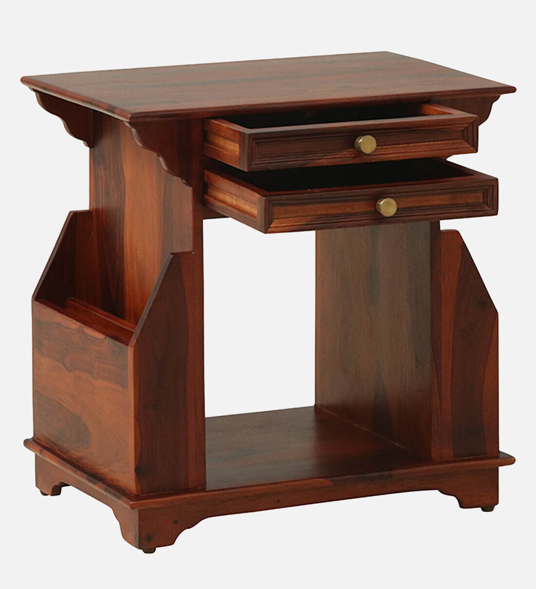 Buy Anderby Sheesham Wood End Table In Honey Oak Finish Online ...