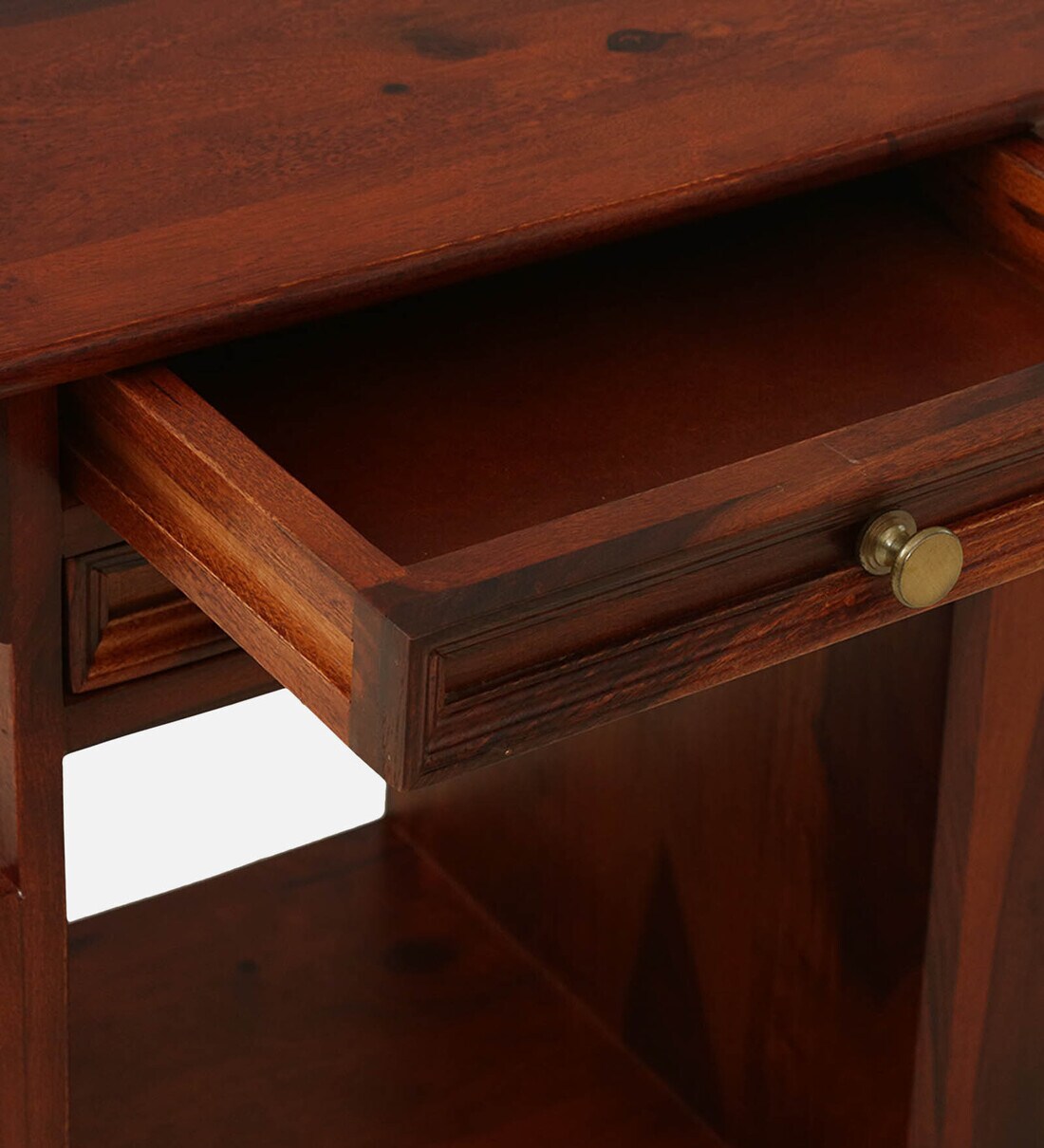 Buy Anderby Sheesham Wood End Table In Honey Oak Finish Online ...