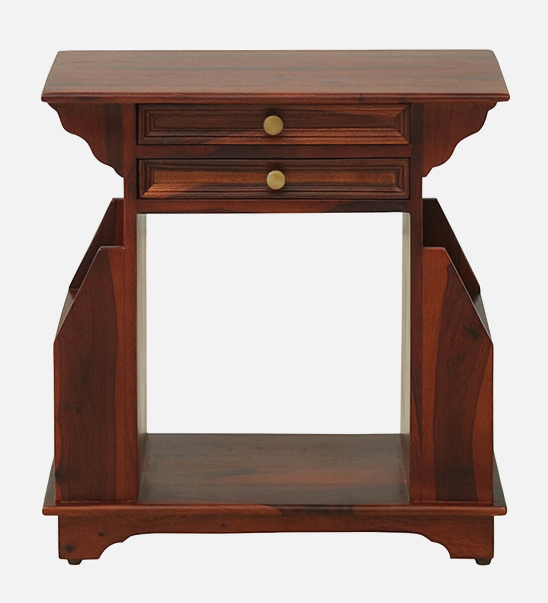 Buy Anderby Sheesham Wood End Table In Honey Oak Finish Online ...