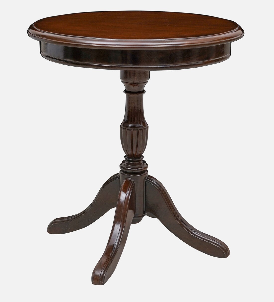 Buy Artasia Solid Wood End Table in Walnut Finish by Hansa Palace ...