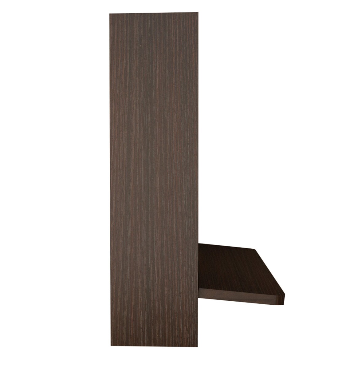 Buy Artist Metal Wall Mounted Table in Oak Finish Online - Wall Mounted ...