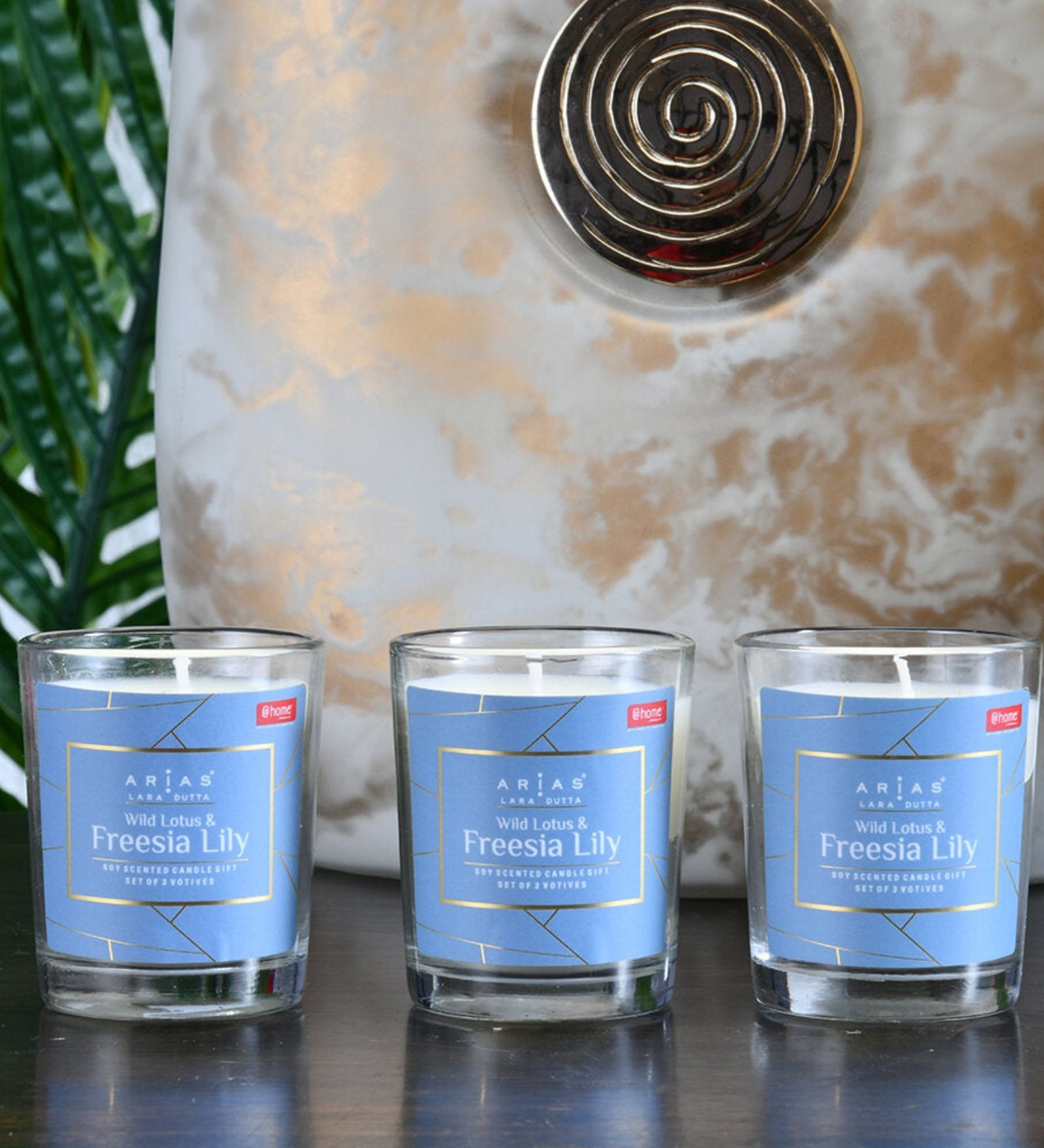 Buy Lily (Set of 3) White Soy Wax Scented Candles at 25% OFF by @home ...