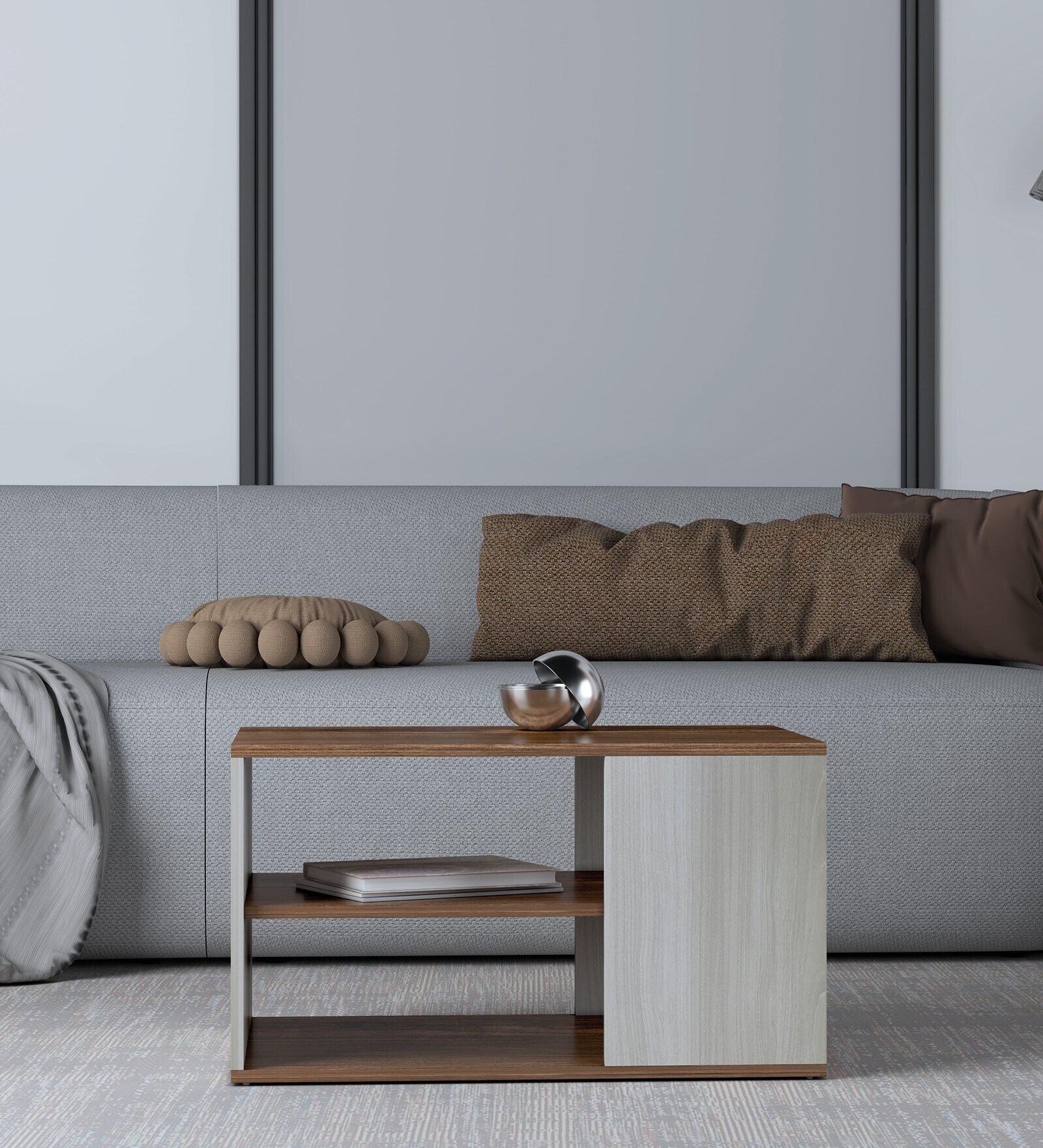 Buy Aristo Coffee Table in Dark Oak & White Maple Finish at 4% OFF by ...