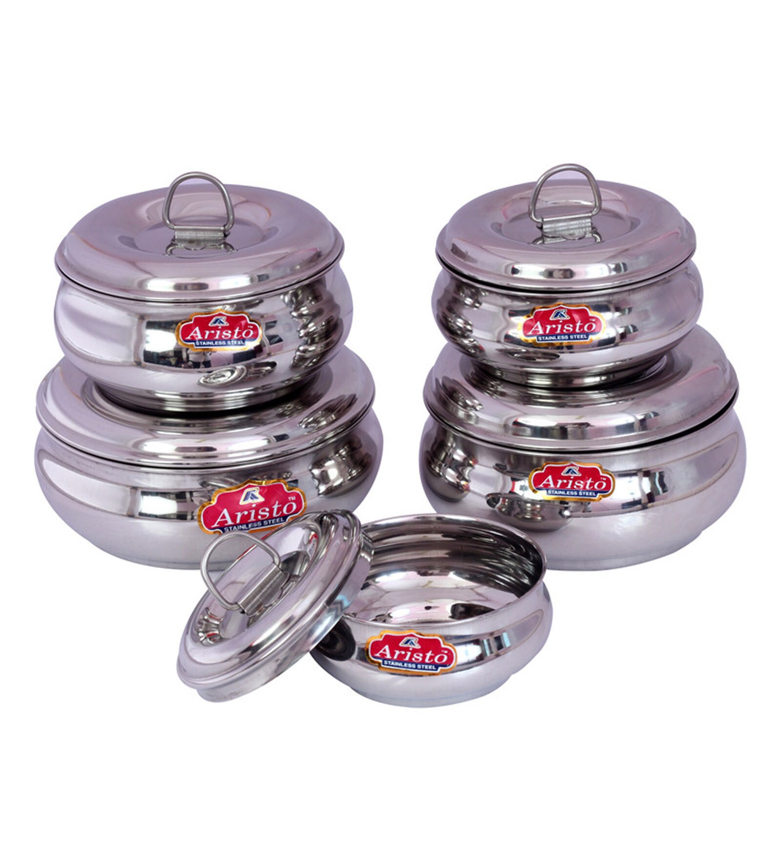 Buy Aristo Stainless Steel Containers - Set of 5 Online - Containers ...