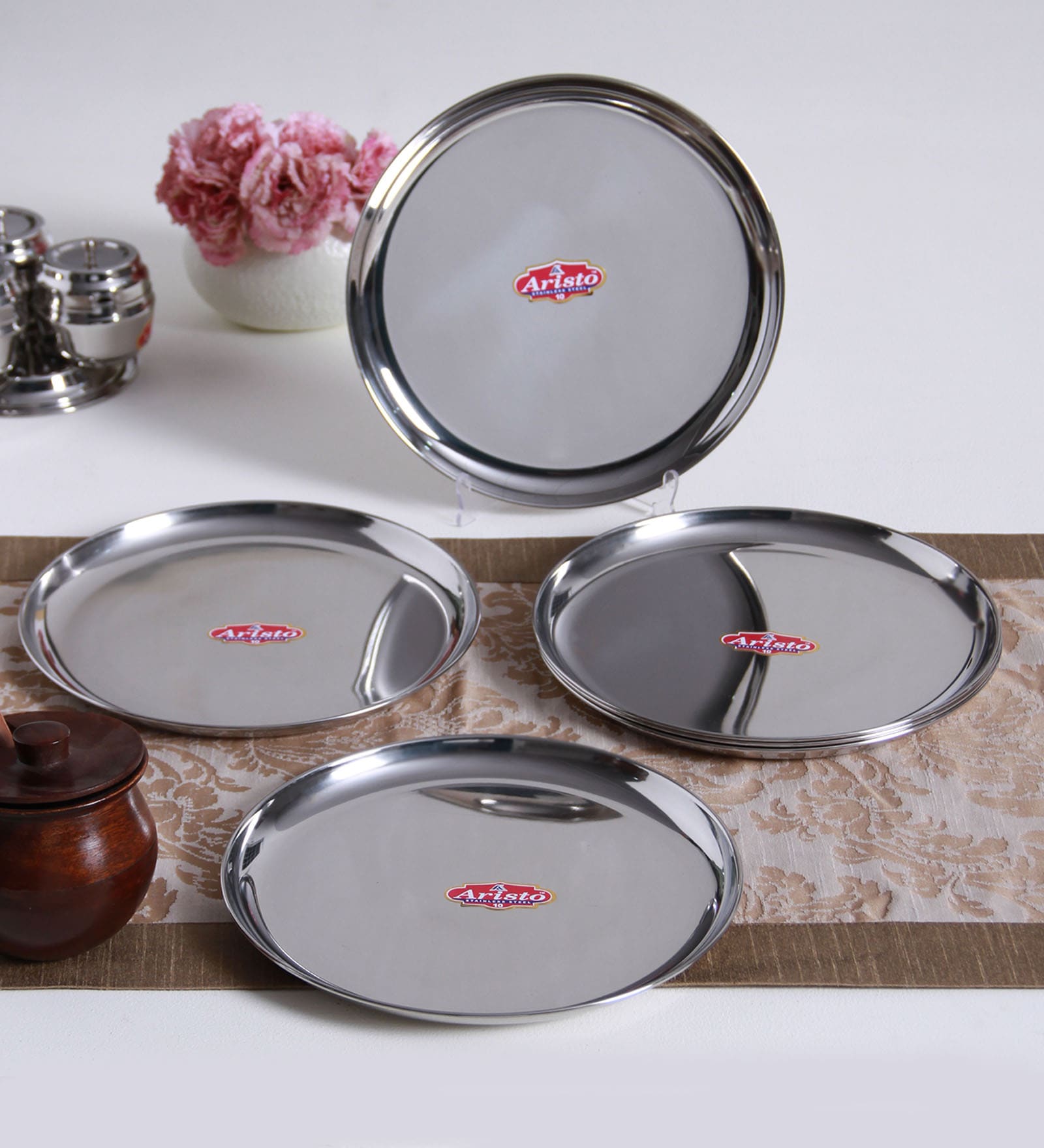Buy Metallics Metal Plates - 6 pieces at 29% OFF by Aristo | Pepperfry