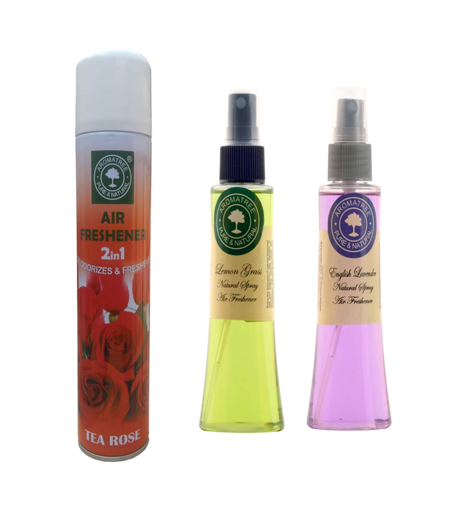 Buy Aromatree 2-In-1 Tea Rose Room Freshener with Lemon Grass & English ...