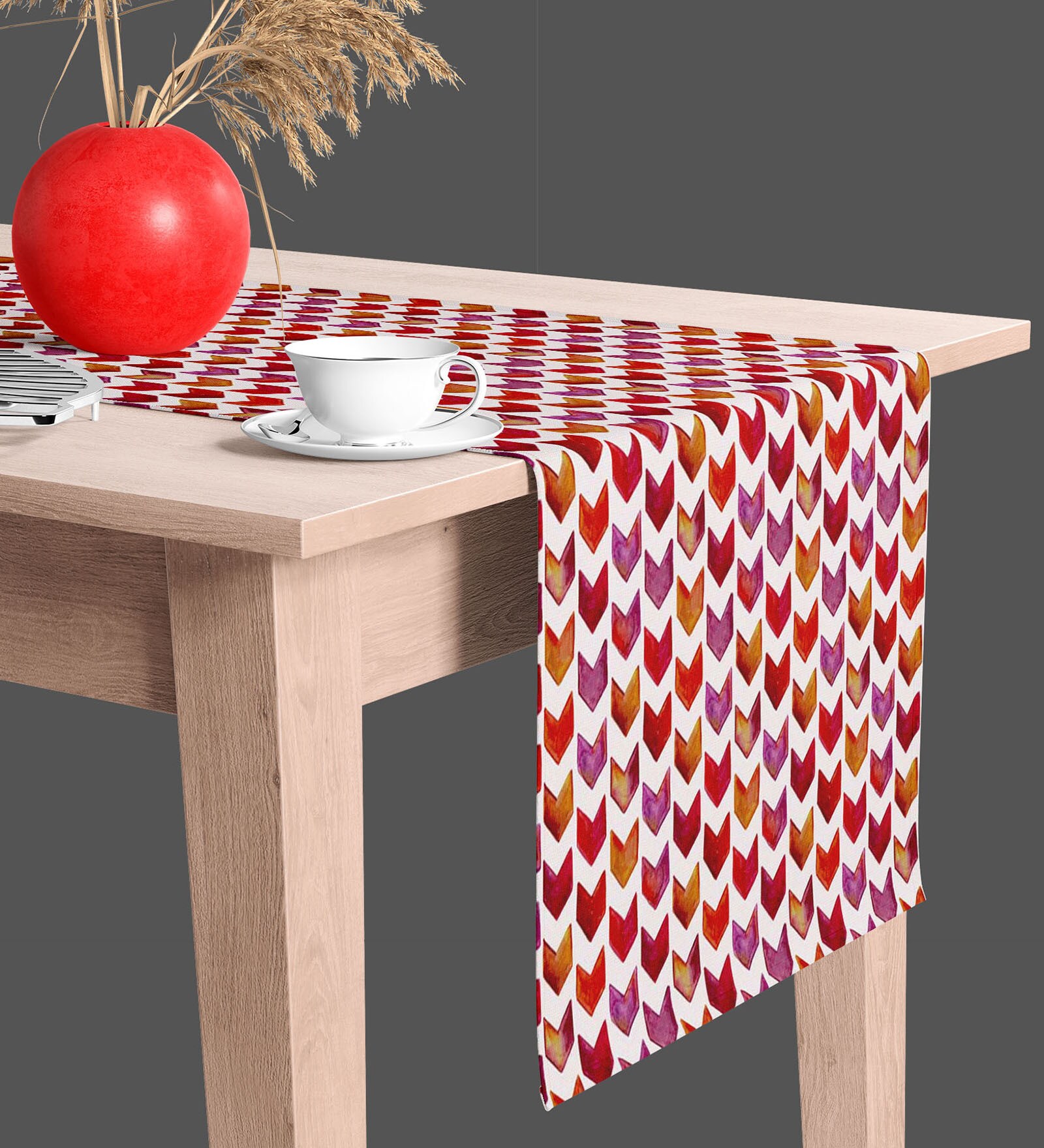 Buy Arrowed Multicolor (72 x 16) Velvet Table Runner at 63% OFF by ...