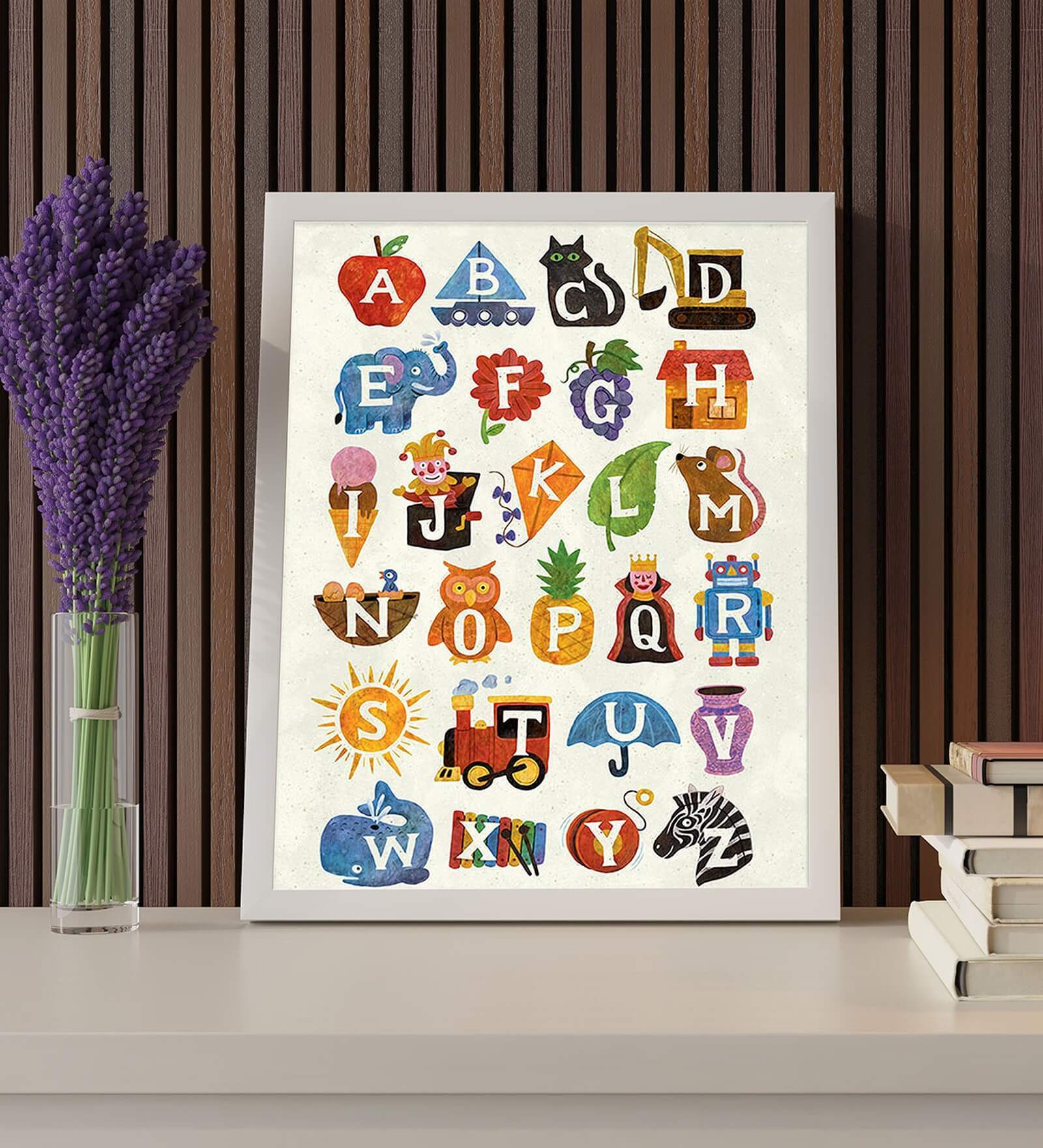 Buy Art Street Alphabet Art Posters Art Prints For Wall D cor, Home ...