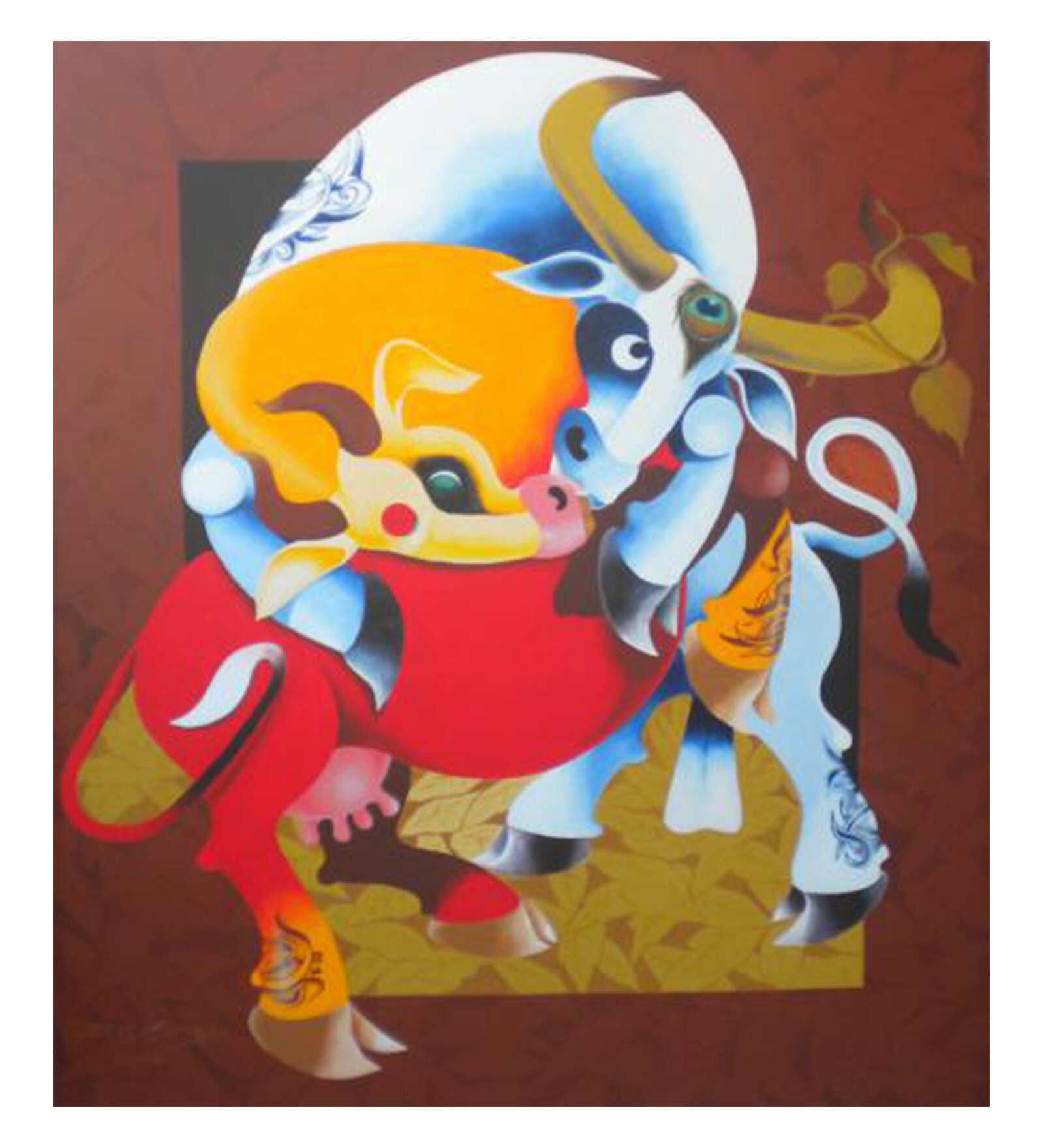 Buy Art Zolo Canvas 42 x 48 Inch Love Unframed Artwork Painting Online ...