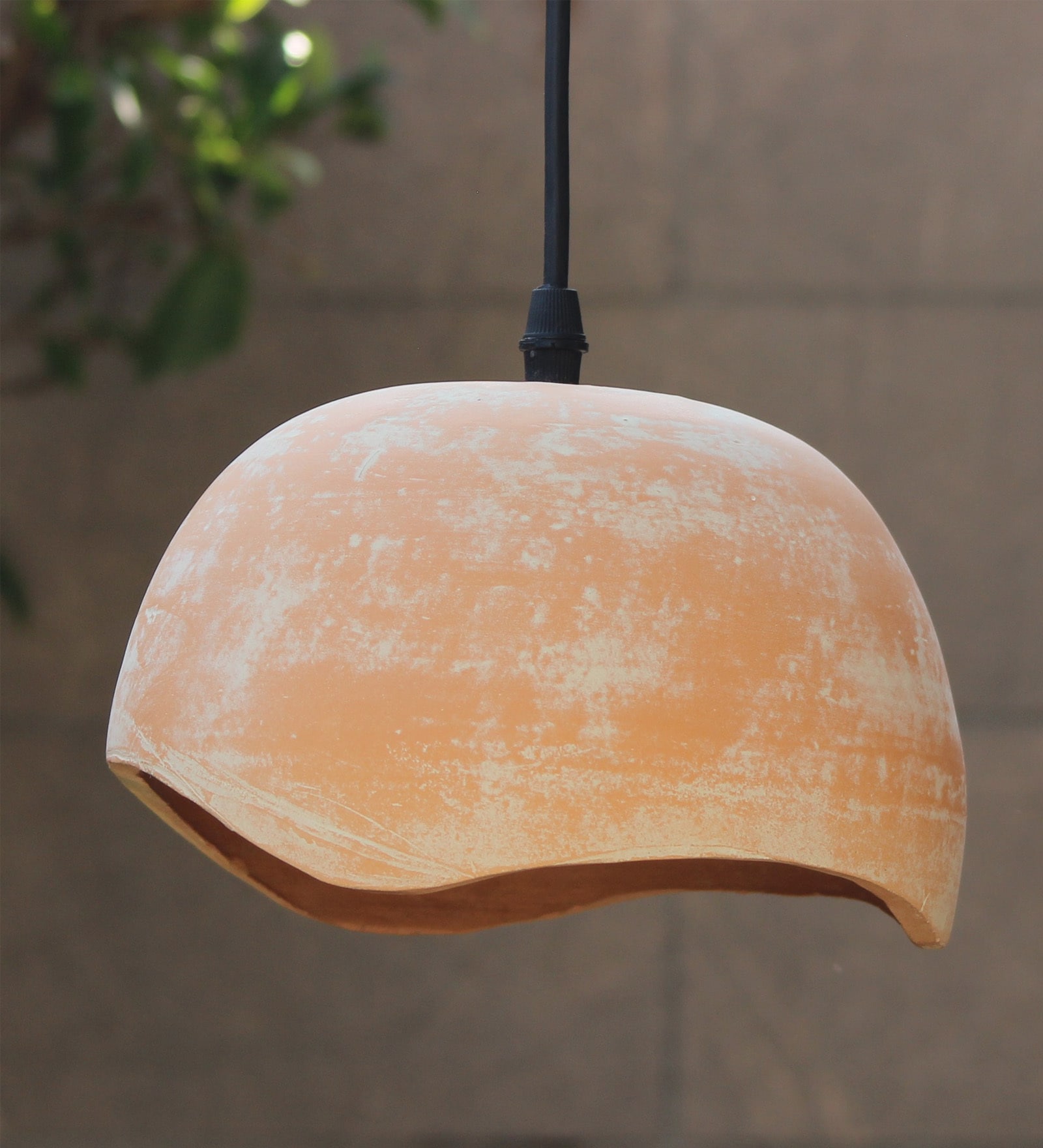 Buy Artistic shape in gold white finish Terracotta Hanging Light at 25% ...