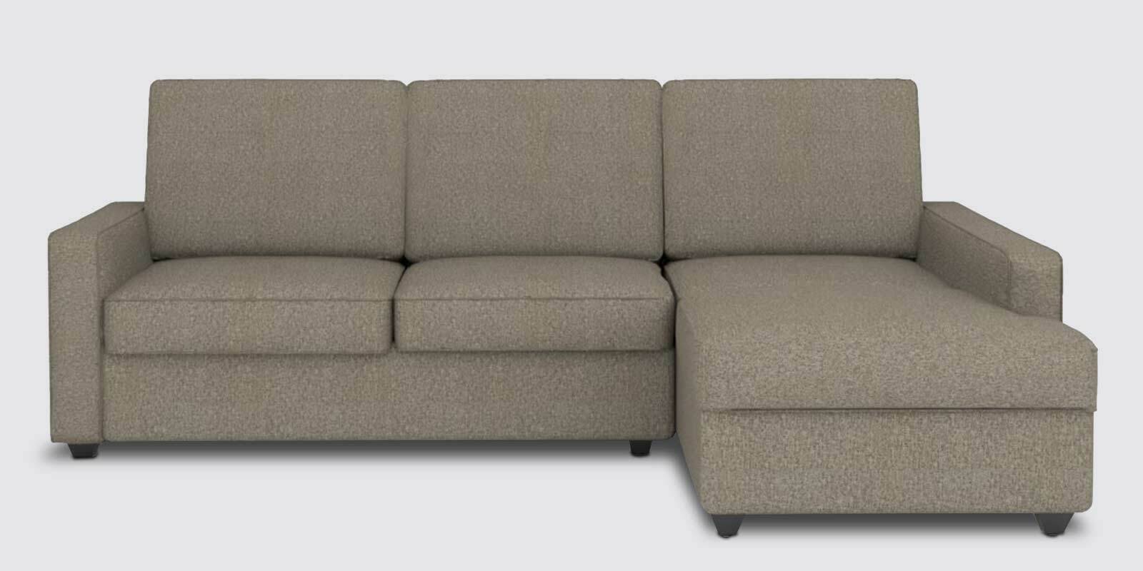 Buy Aristo 4 Seater Lhs Sectional Sofa In Coffee Brown Colour at 30% ...