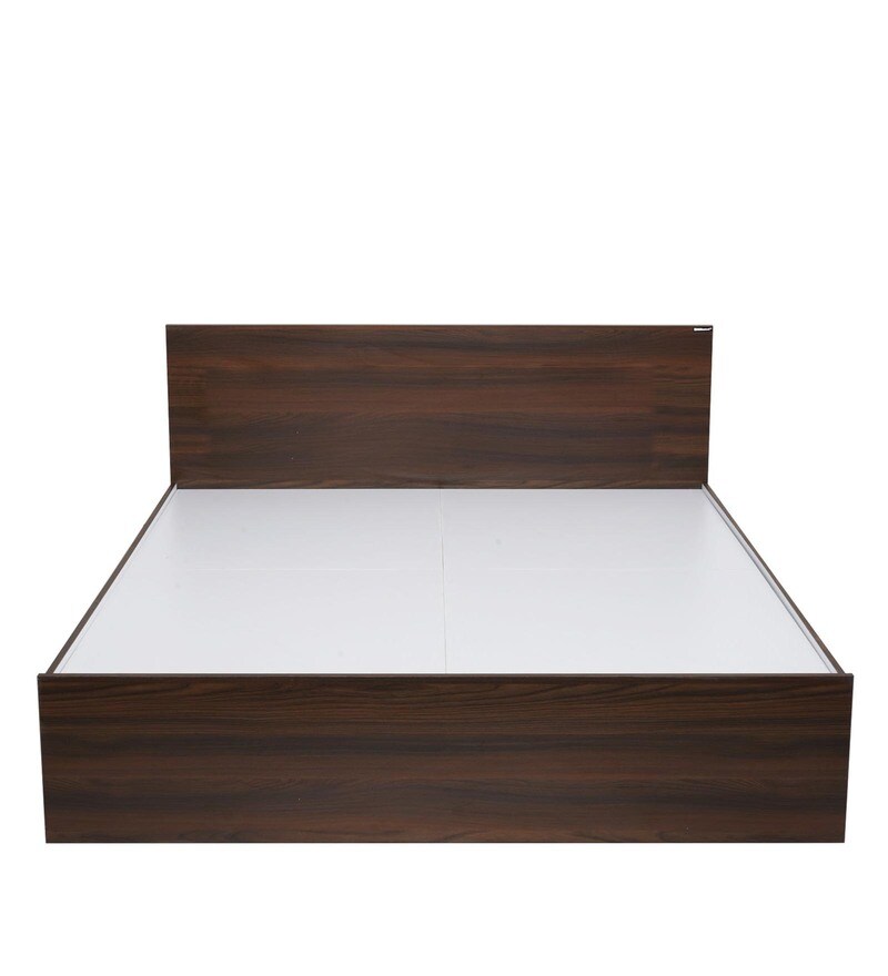 Buy Arthur Queen Size Bed in Walnut Finish Online - Modern Queen Size ...