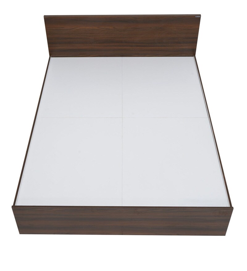 Buy Arthur Queen Size Bed in Walnut Finish Online - Modern Queen Size ...