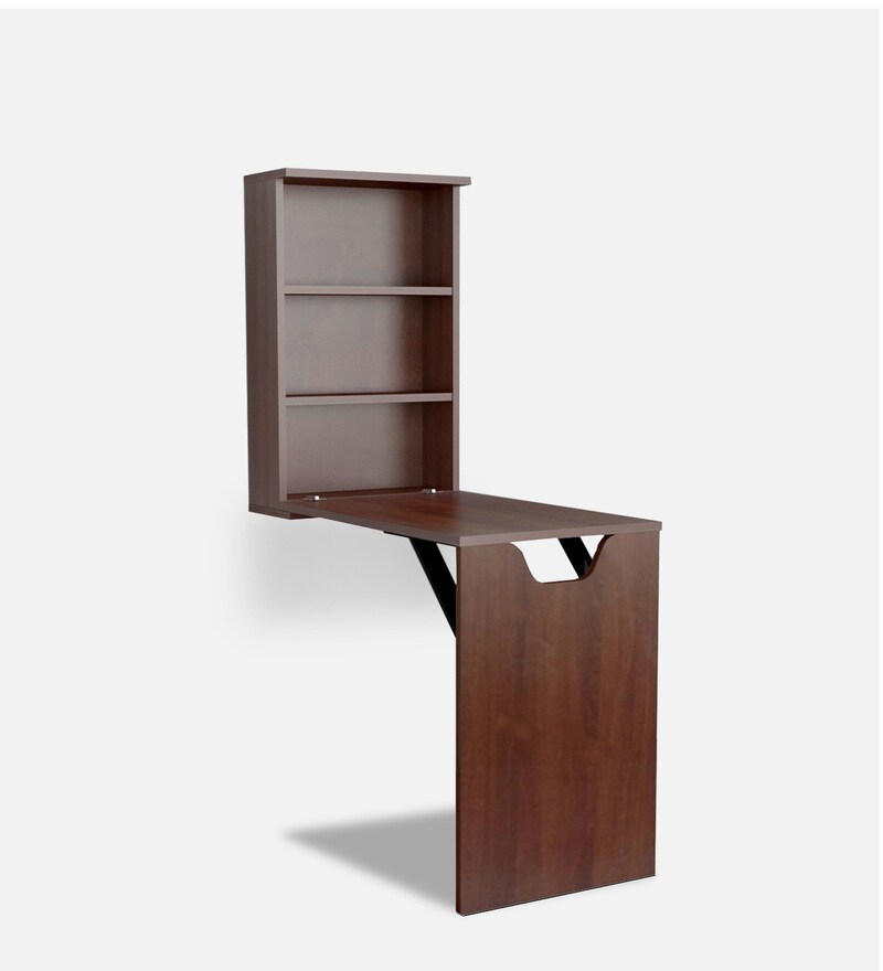 Buy Artist Wall Mounted Table in Brazilian Walnut Finish by Hoffice ...