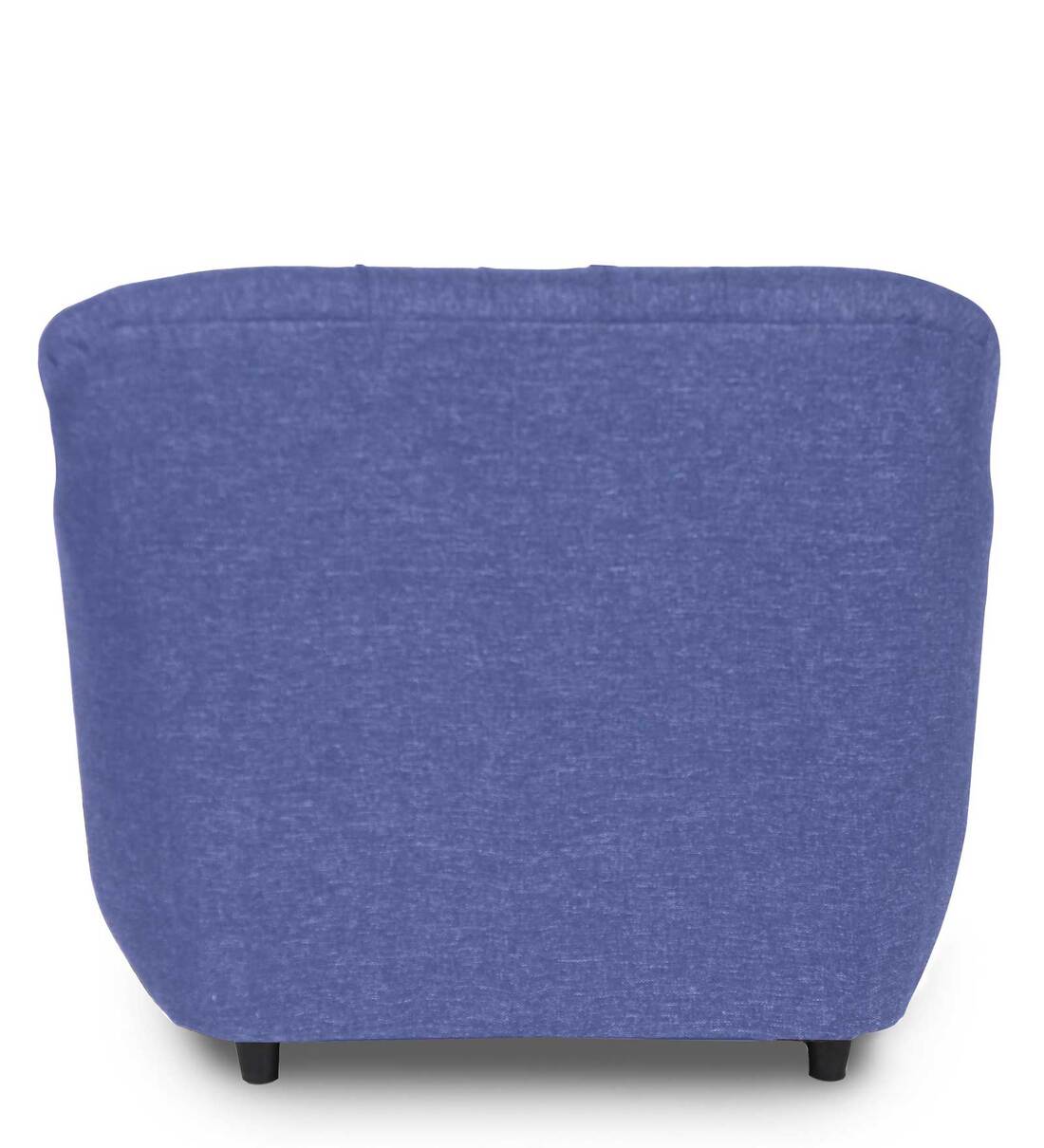 Buy Ashen Fabric 1 Seater Sofa in Light Blue Colour by Fine Group ...