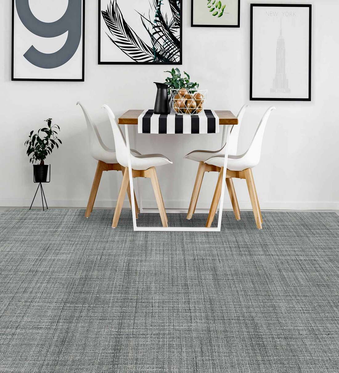 Buy Grey Solid 100% Wool 8 ft x 10 ft Hand Tufted Carpet at 80% OFF by ...