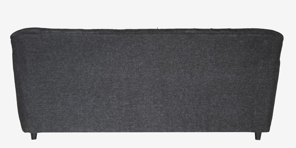 Buy Ashen Fabric 3 Seater Sofa in Charcoal Grey Colour by Fine Group ...
