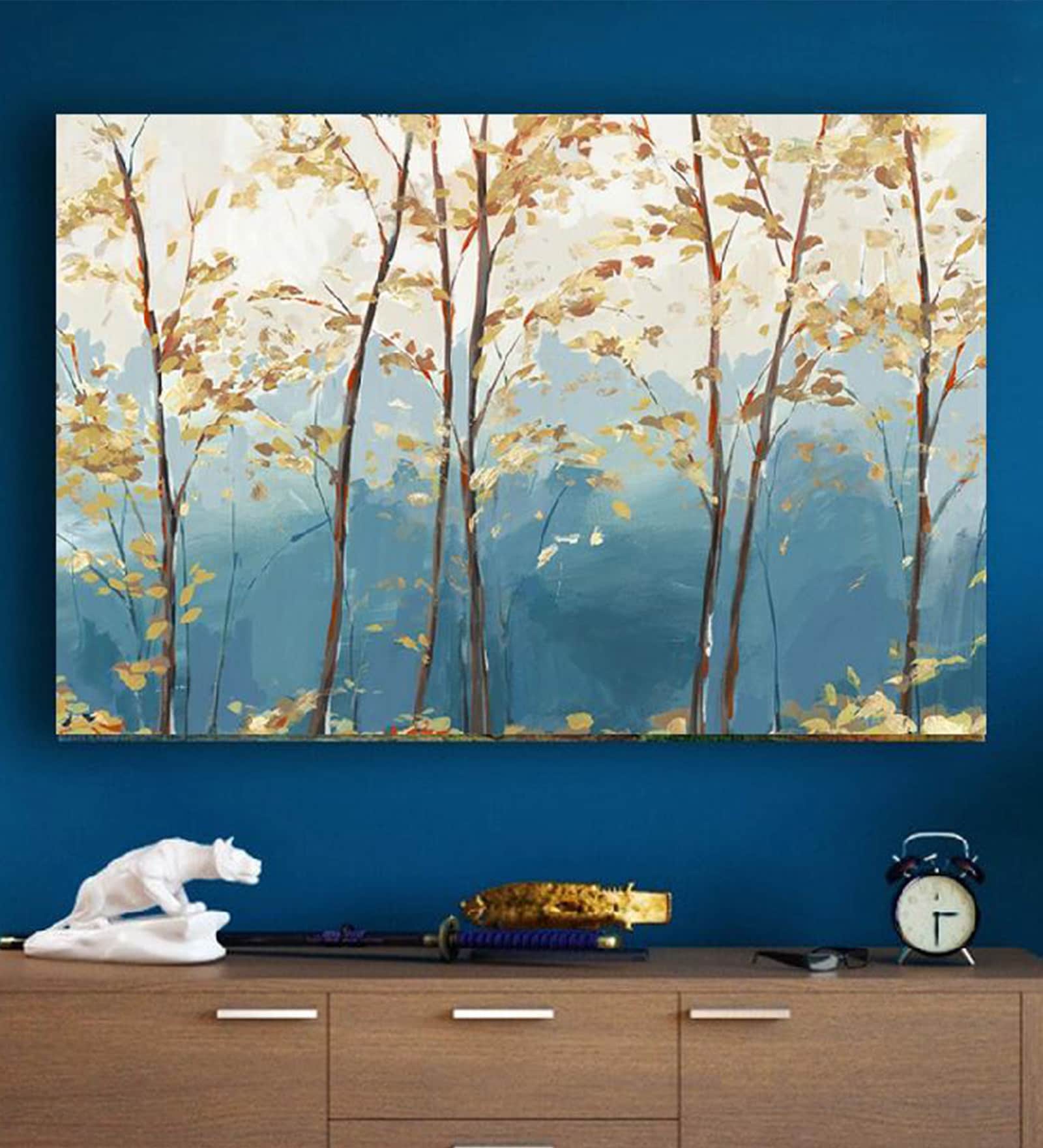 Buy Ascent Trail Multicolor Canvas Unframed Landscape Art Print at 17% ...