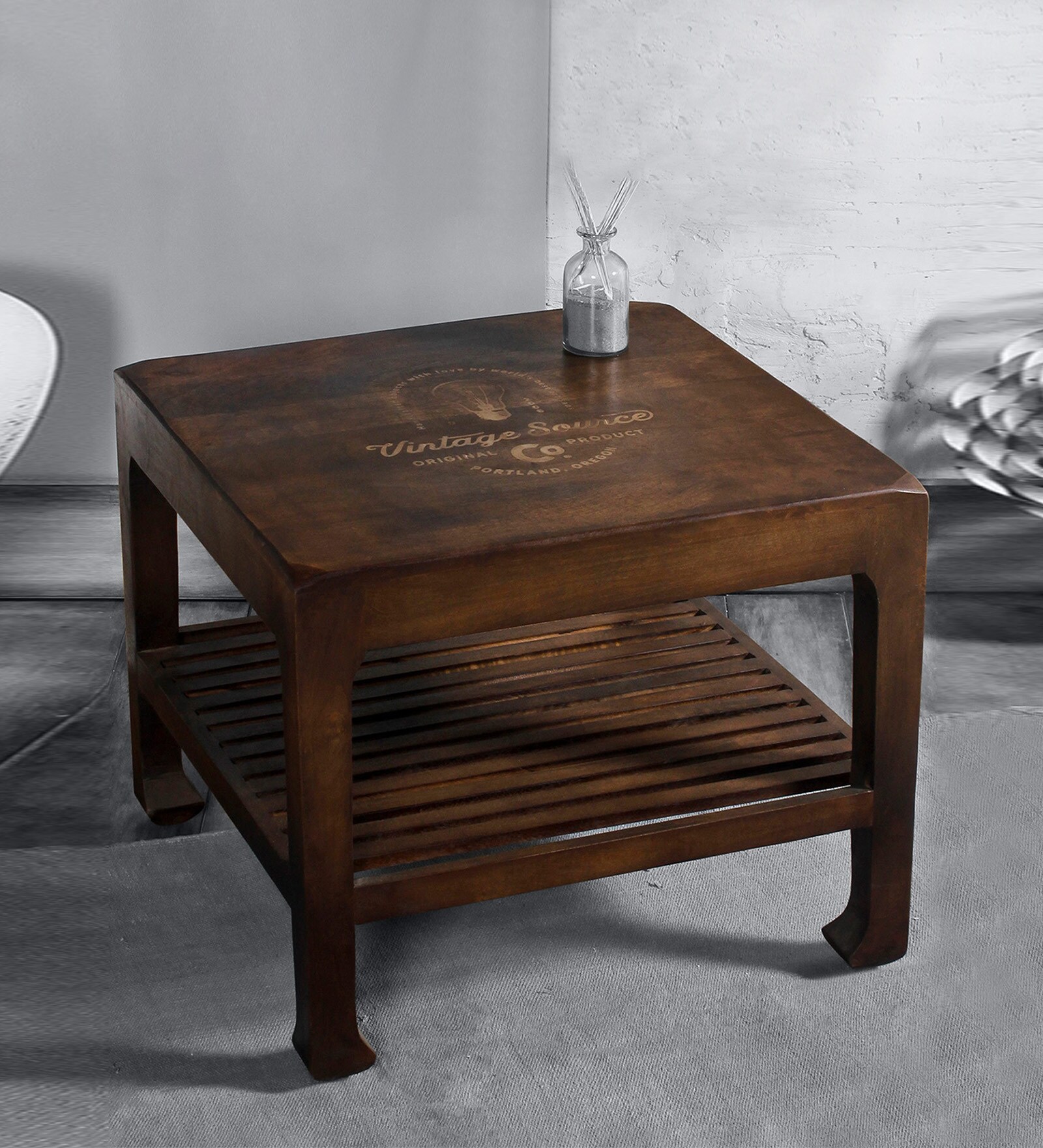 Buy Ashley Coffee Table In Paintco Walnut Finish at 100% OFF by Fabuliv ...