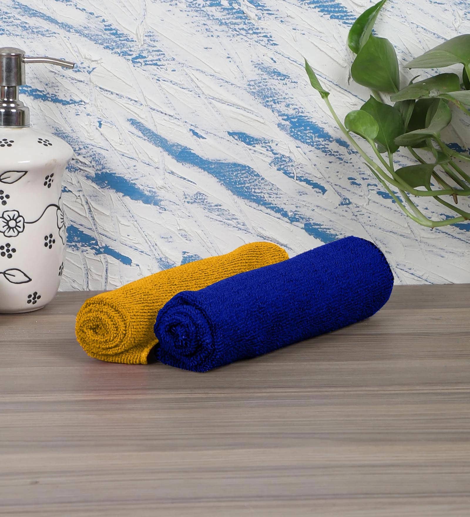 Buy Assorted Microfiber 270 GSM Hand & Multipurpose Towels (2pcs- Any ...
