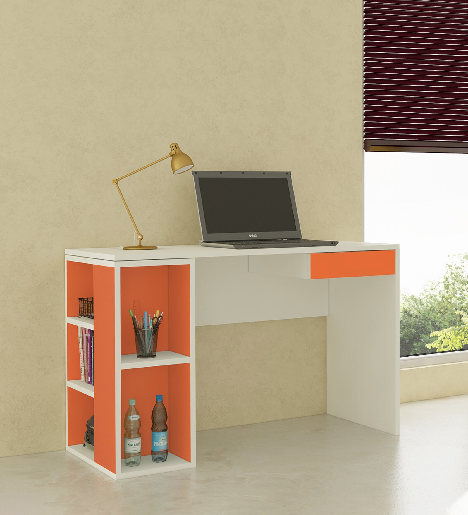 Buy Astra Kids Study Table in Light Orange Colour at 18% OFF by Adona ...