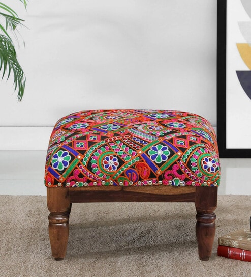 Fabric Foot Stools Online @Upto 70% OFF | Pepperfry