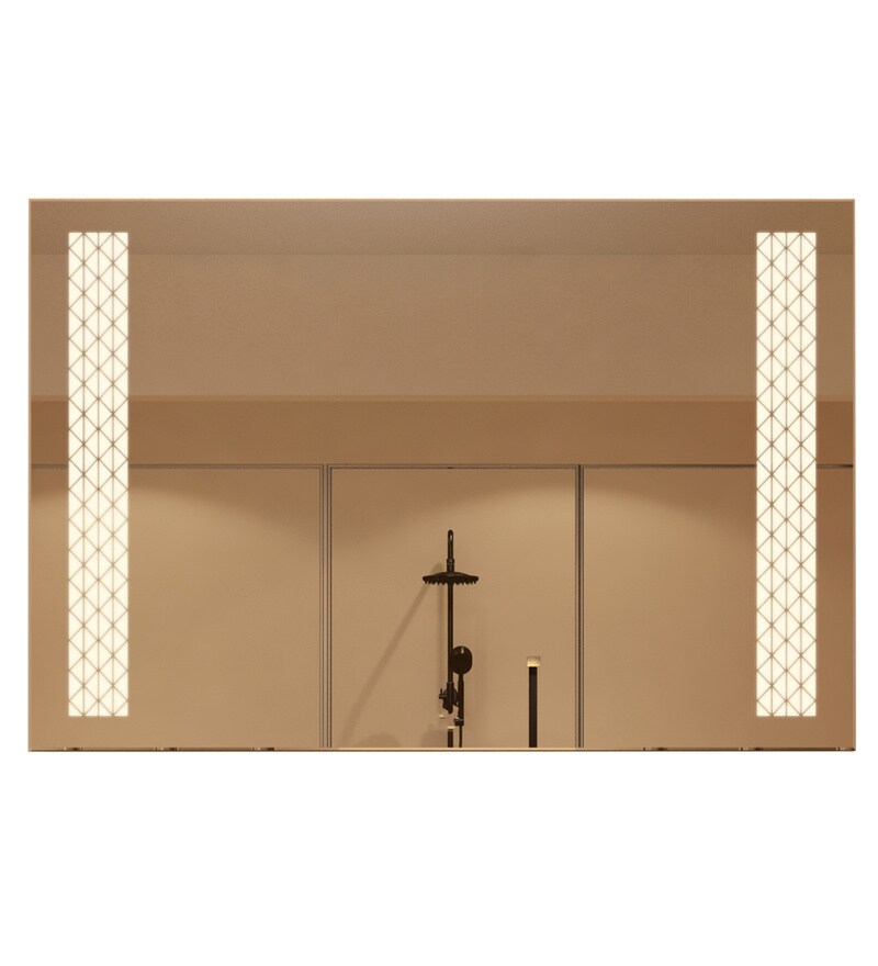 Buy ASPIRA MATRIX (35.4 x 23.6) Sleek LED mirror in Silver Colour by ...