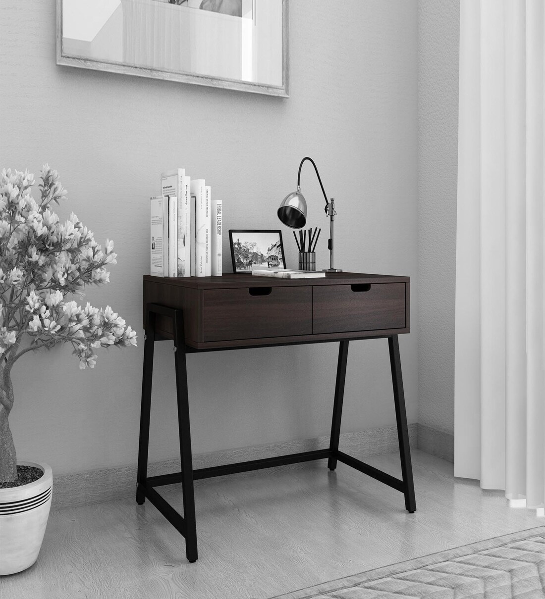 Buy Attic Writing Table in Brown Finish at 17% OFF by Crystal Furnitech ...