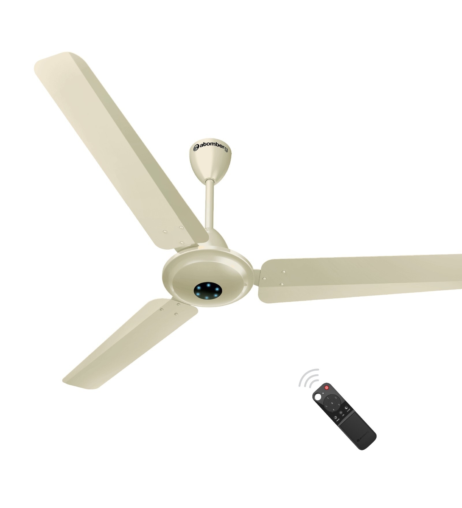 Buy Atomberg Ikano 1200 mm BLDC Motor with Remote 3 Blade Ceiling Fan ...