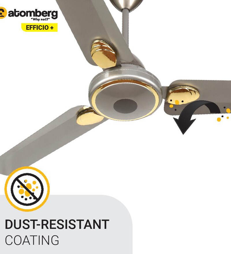 Buy Atomberg Efficio+ 1200mm 28W BLDC 5 Star Rated High Speed Ceiling ...
