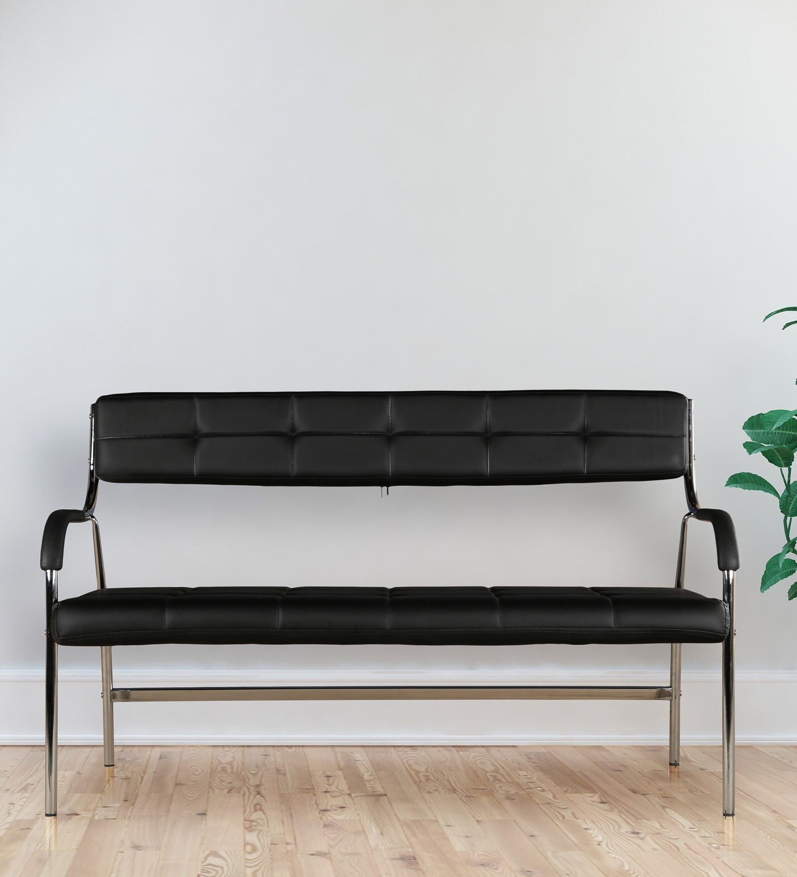 Buy Austria Visitor Bench in Black Colour at 50% OFF by HomeTown ...
