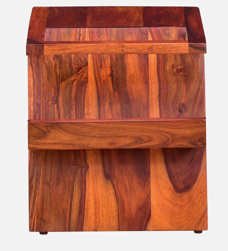 Buy Aura Sheesham Wood End Table In Honey Oak Finish Online ...