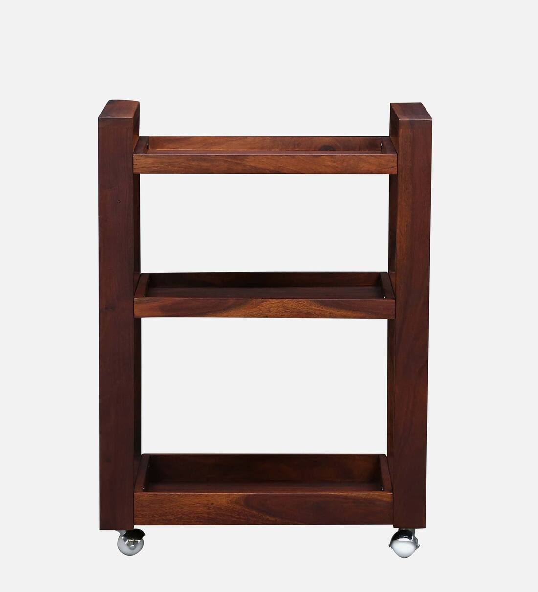 Buy Avian Sheesham Wood Bar Trolley in Honey Oak Finish Online - Bar ...