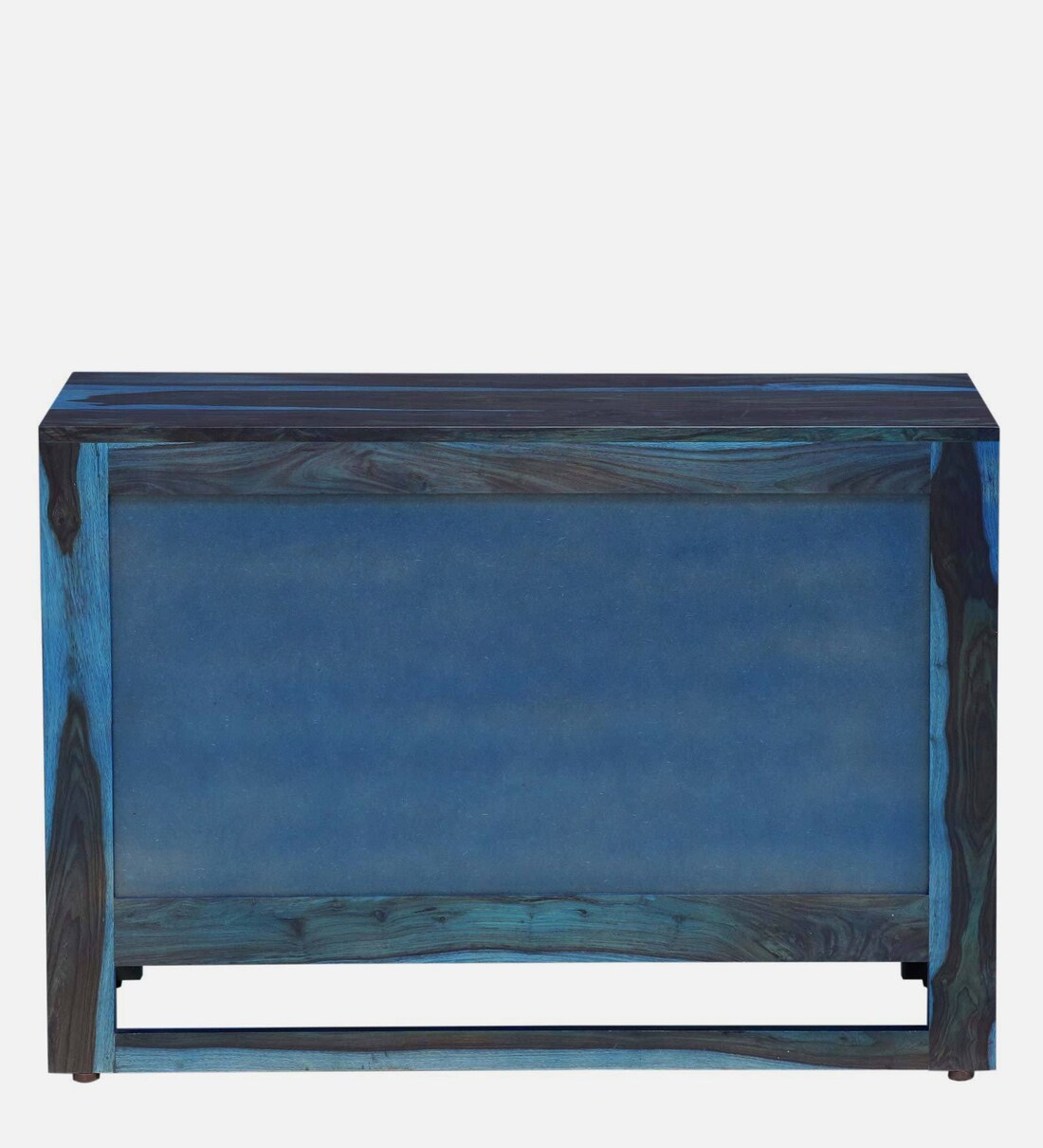 Buy Avian Sheesham Wood TV Console with Drawers In Ocean Blue Finish ...