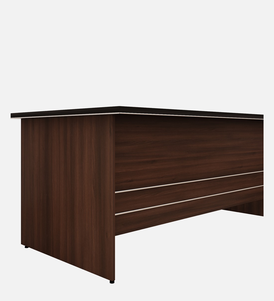 Buy Avior Wide Office Table in Dark Acazia & Wenge Finish by Crystal ...