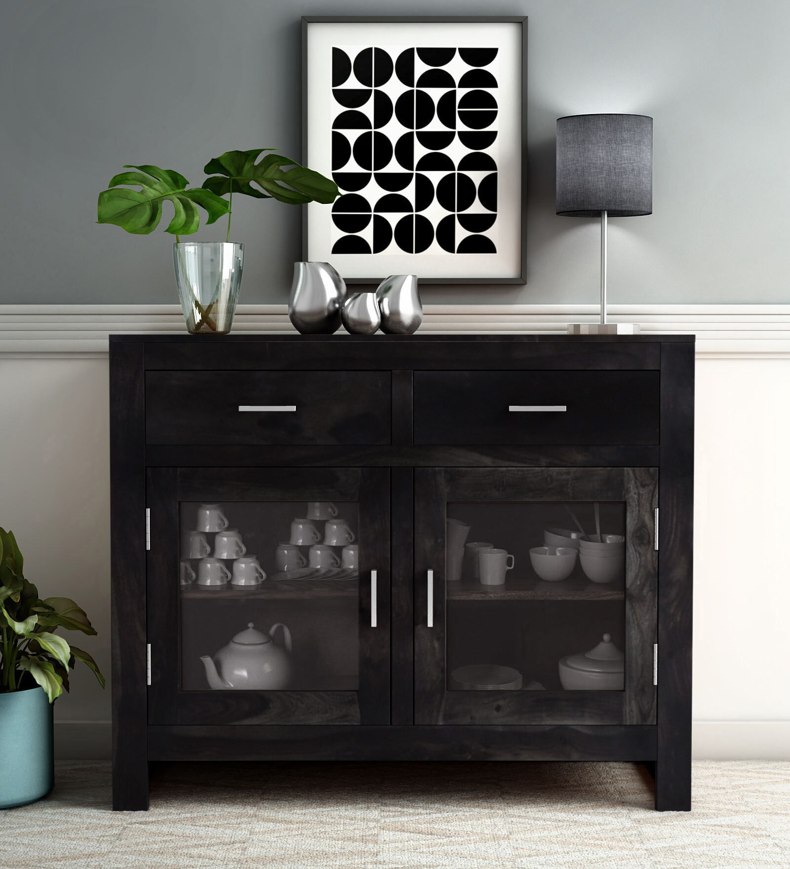 Buy Avian Sheesham Wood Cabinet In Warm Chestnut Finish at 1% OFF by ...
