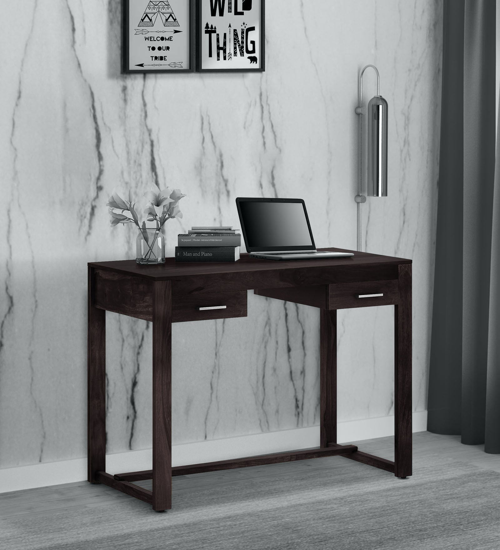 Buy Avian Sheesham Wood Writing Table In Warm Chestnut Finish at 4% OFF by Woodsworth from ...