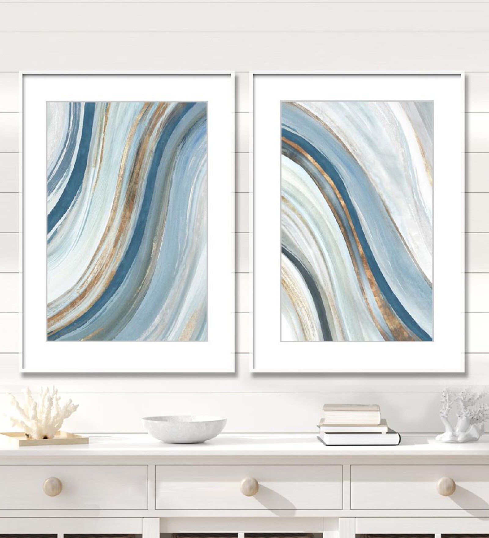 Buy Azure Multicolor Paper Framed Art Print Set of 2 at 16% OFF by ...