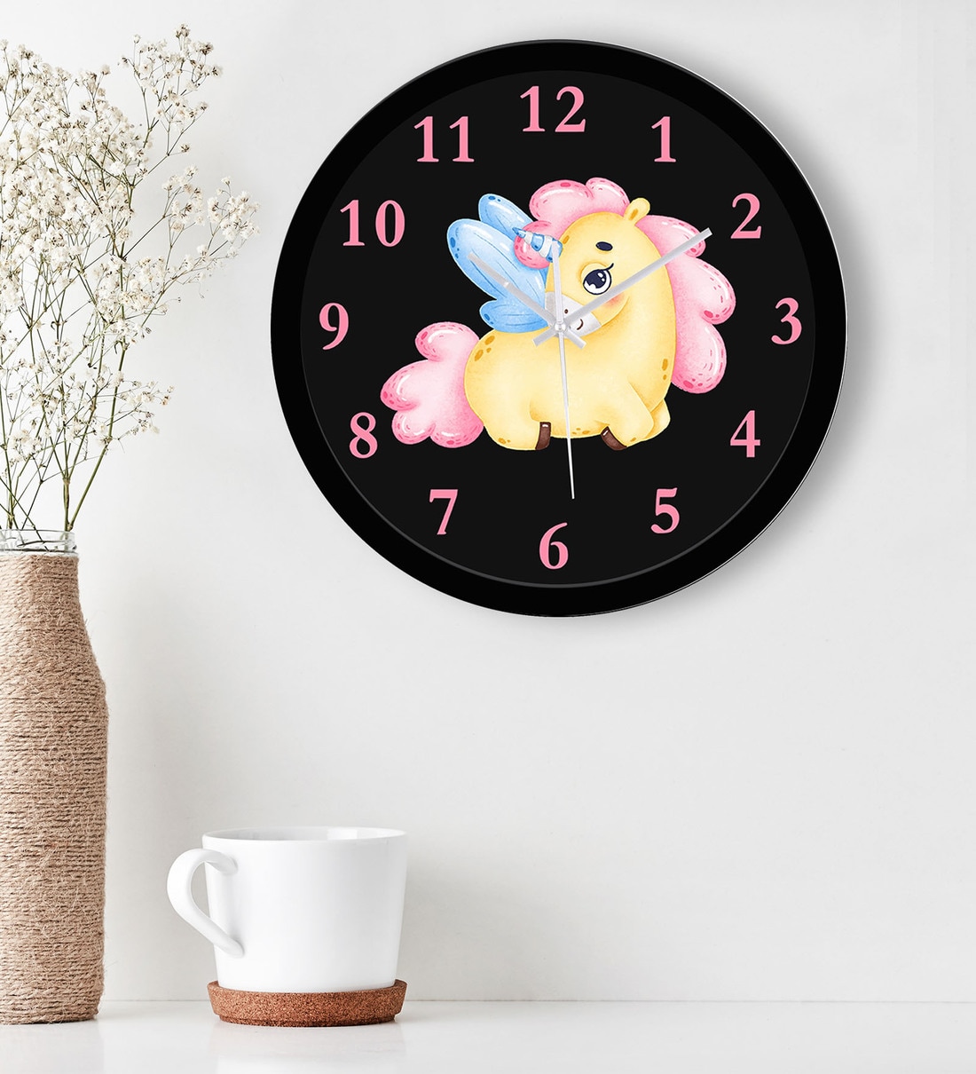 Buy Baby Unicorn Wall Clock in Multicolour by WENS at 34% OFF by Wens ...