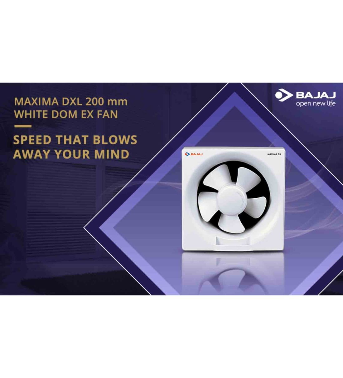 Buy Bajaj Maxima DXI 200Mm Exhaust Fan Online - Exhaust Fans - Fans ...