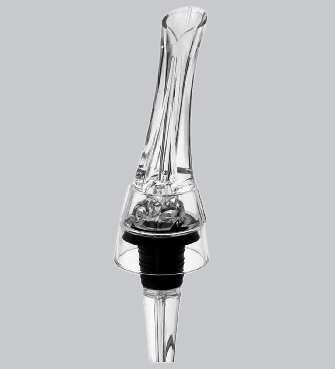 Buy Black Colour Aerating Pourer by Bar World Online - Wine Accessories ...
