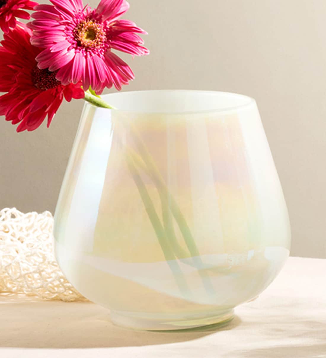 Buy Barle White Color Glass at 25% OFF by The 7th Dekor | Pepperfry