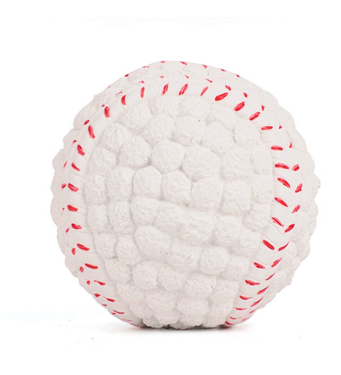 Buy Base Ball Latex Material Squeaky Dog Toy in White Colour by Emily ...
