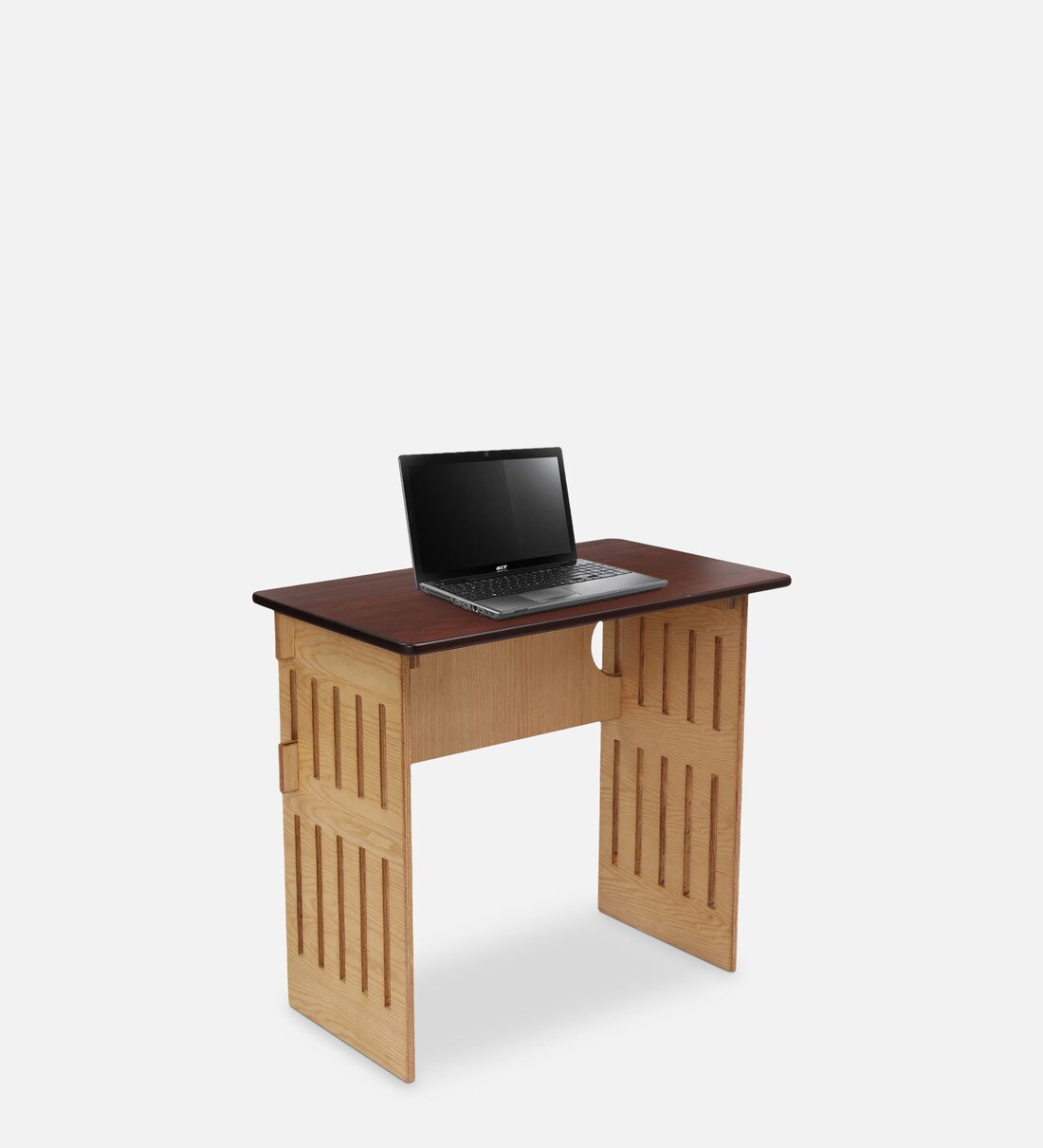 Buy Basic Study Table In Rosewood & Natural Finish at 100% OFF by Birdy ...