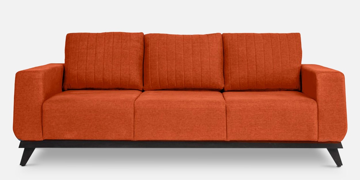 Buy Barcelona Fabric 3 Seater Sofa in Terracotta Colour at 14% OFF by ...