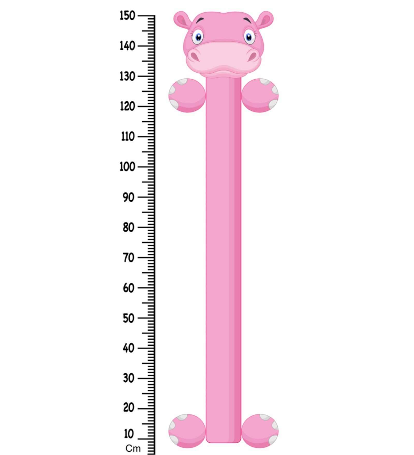 Buy Baby Hippo in Multicolour Height Chart at 25% OFF by Wens | Pepperfry