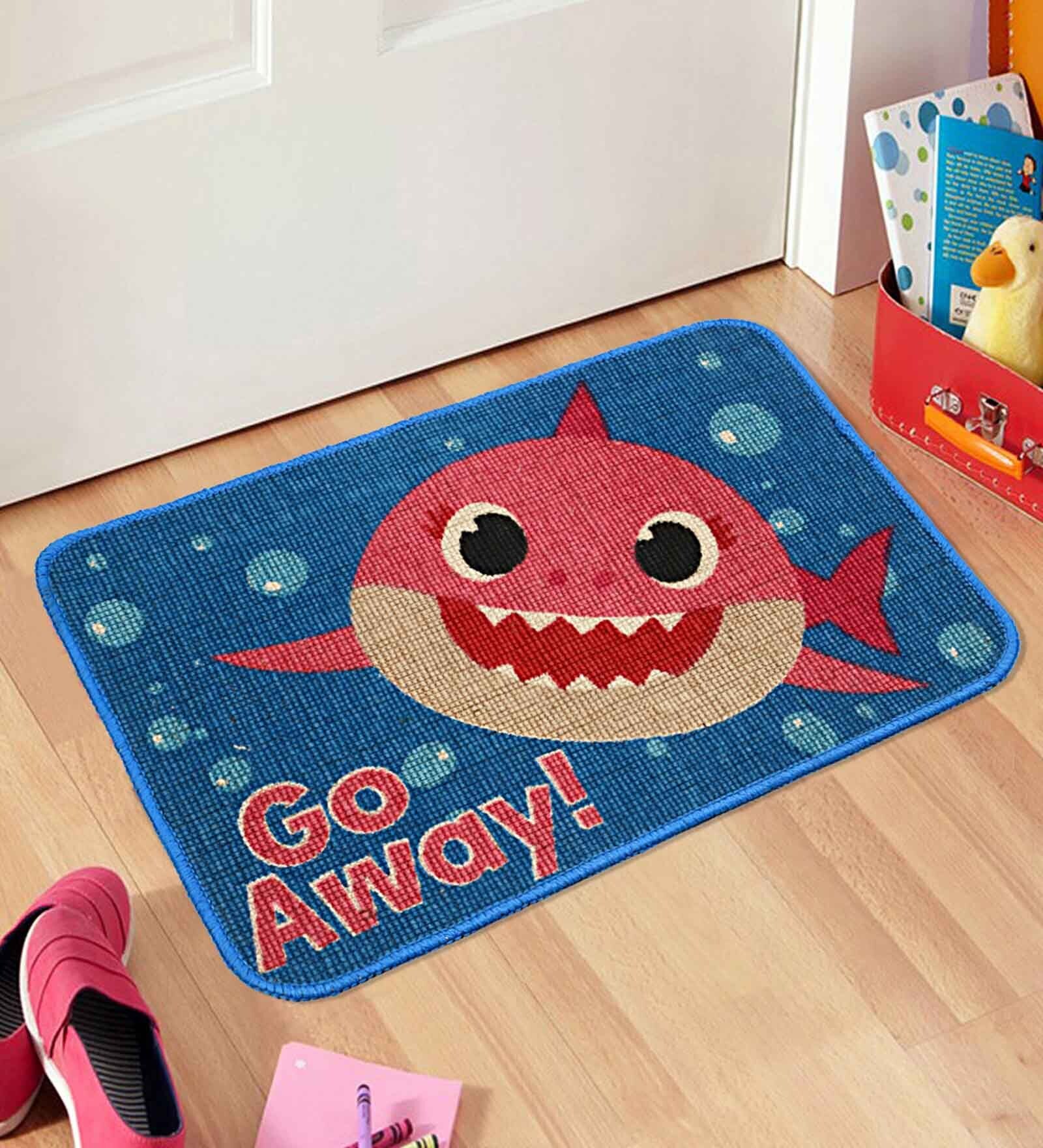 Buy Blue Character Jute 16 x 24 Inches Kids Floor Mat at 43% OFF by ...