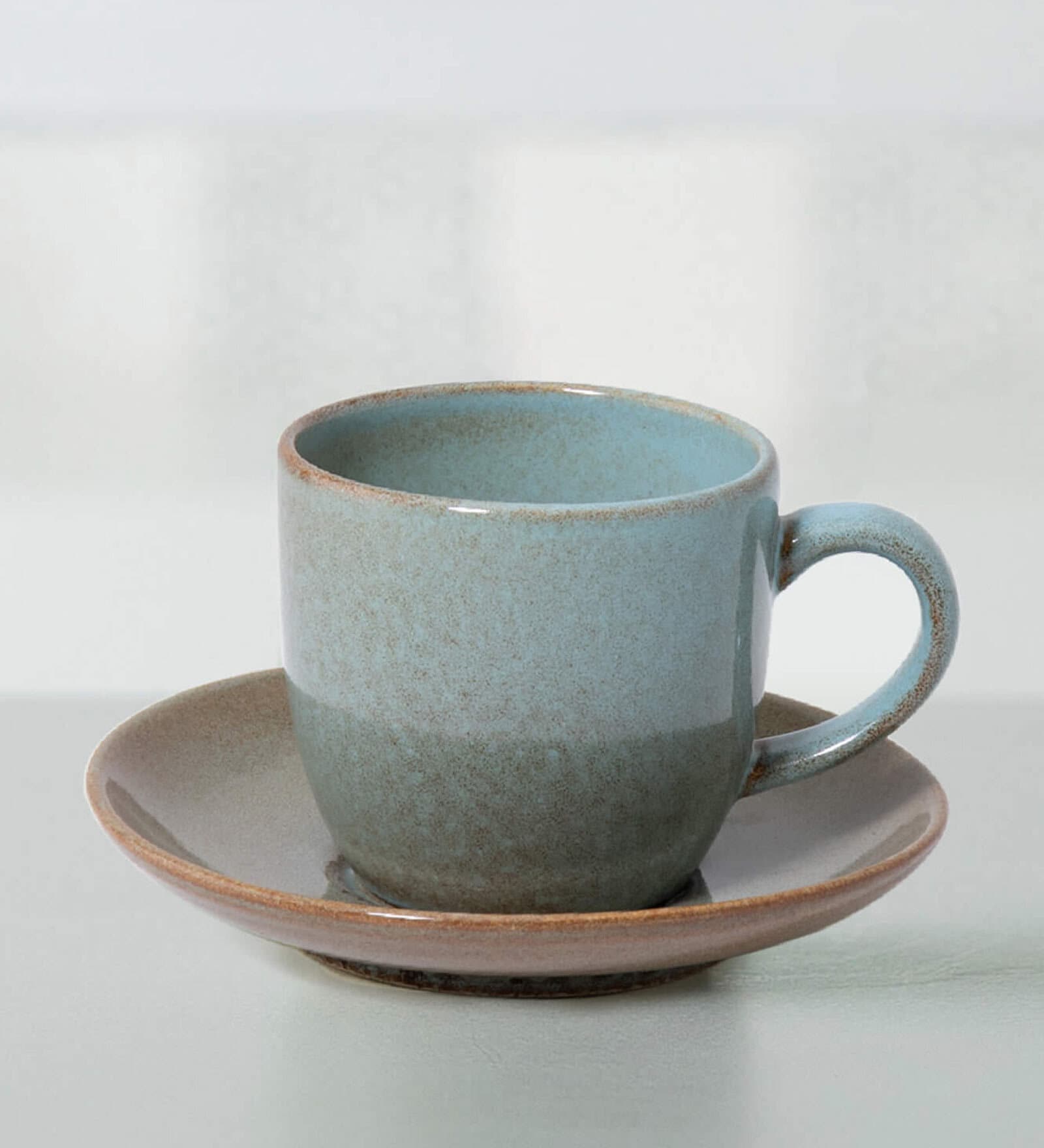 Buy Bain 200ml Blue (Set of 2) Ceramic Tea Cup & Saucer Set at 100% OFF ...