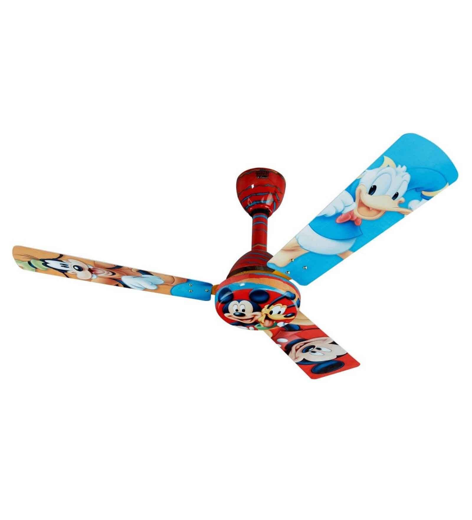 Buy Bajaj Disney Mickey Mouse and Friends 1200mm Ceiling Fan at 28% OFF ...