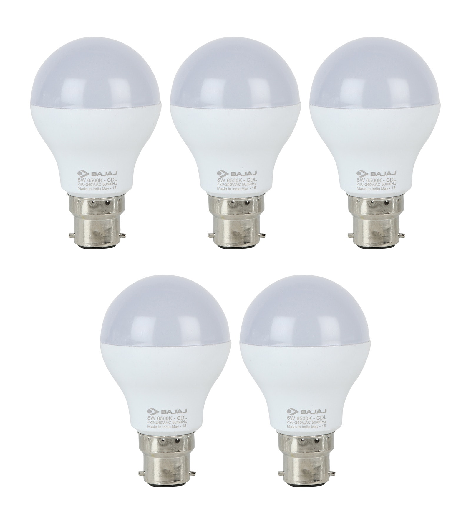 Buy Bajaj White 5 W LED Bulb - Set of 5 Online - Hot Priced Items - Hot ...